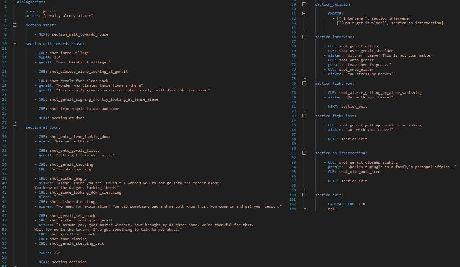 #18 Scenes – Dialogscript & The Witcher 3 – Gregor Sönnichsen